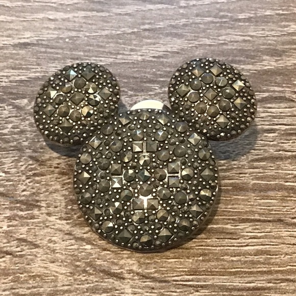 Disney | Jewelry | Disney Mickey Mouse Sterling Silver Marcasite ...